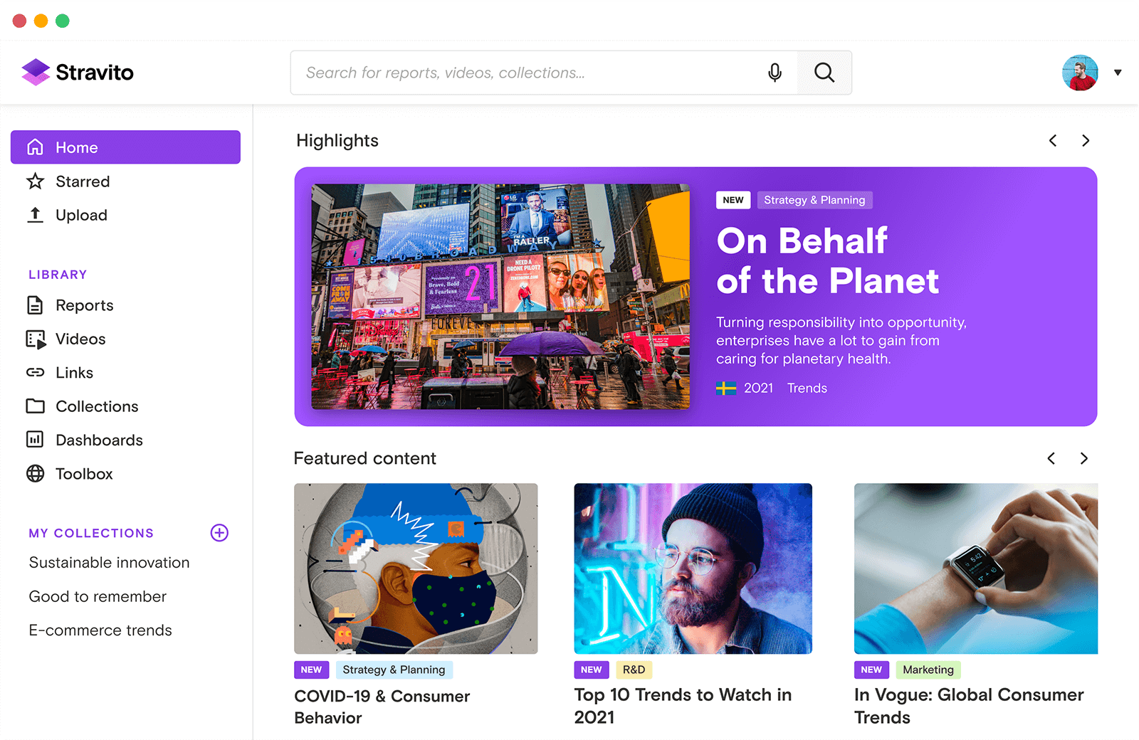 Stravito | Award-winning insights management platform
